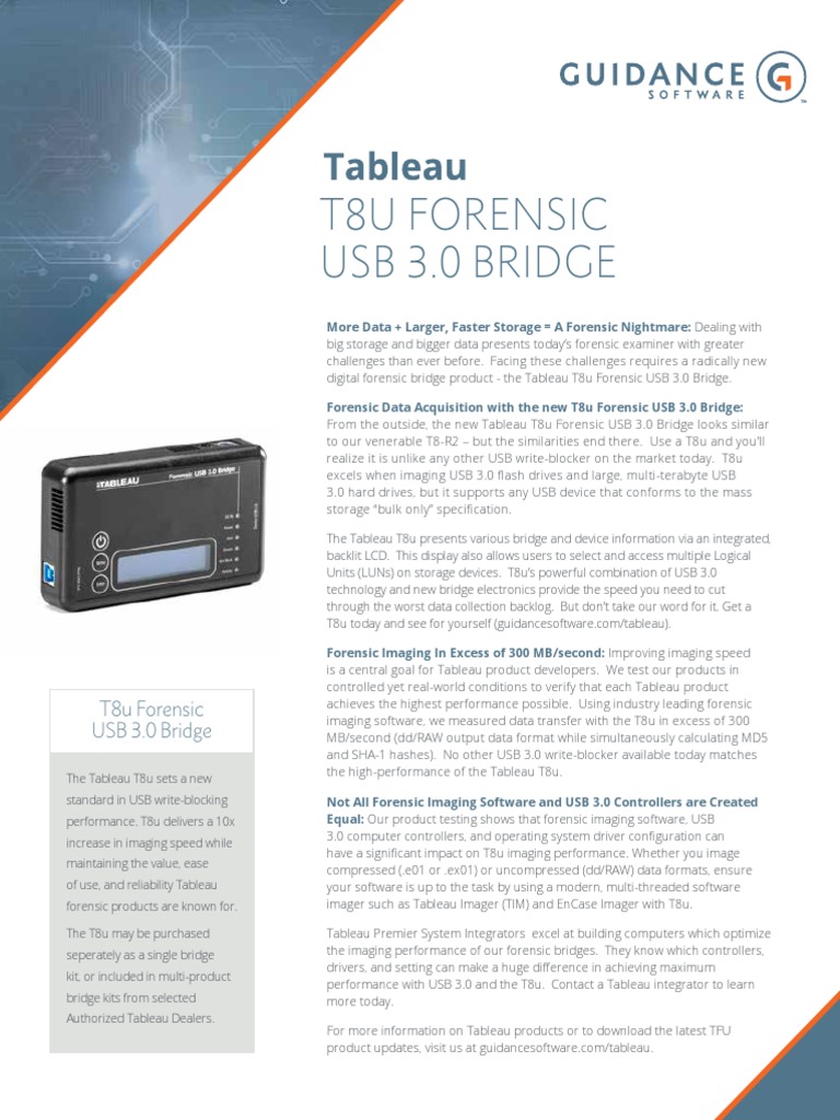 Tableau T8U | PDF | Usb | Usb Flash Drive