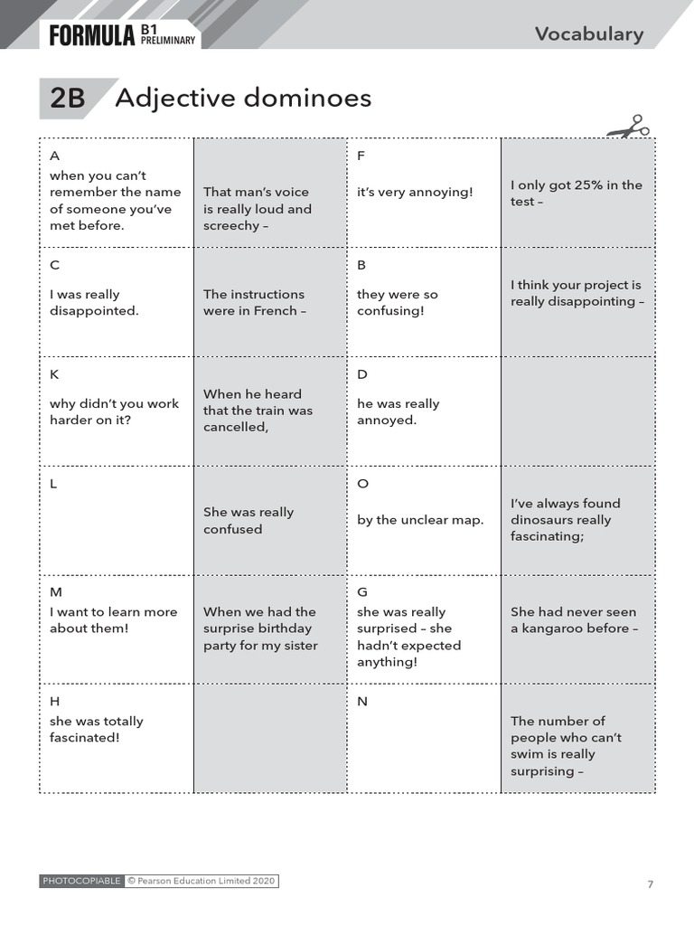 FORM B1 Photocopiables 2B | PDF