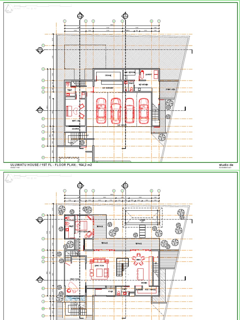 Uluwatu House R10A-elev-sect | PDF