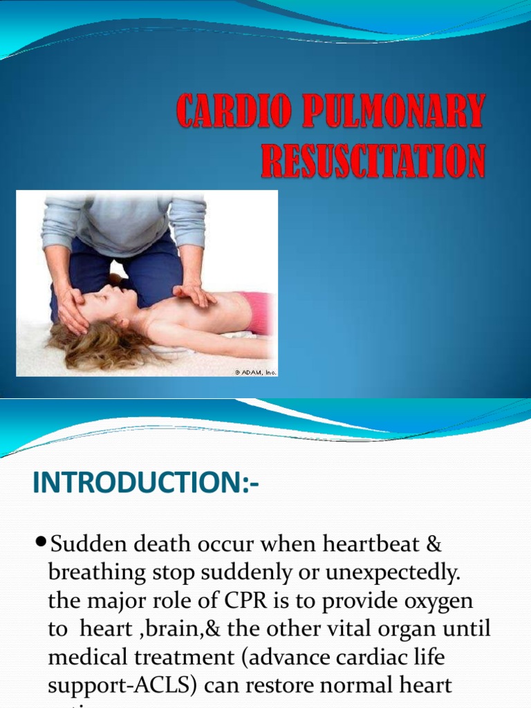 CPR | PDF | Cardiopulmonary Resuscitation | Cardiac Arrest