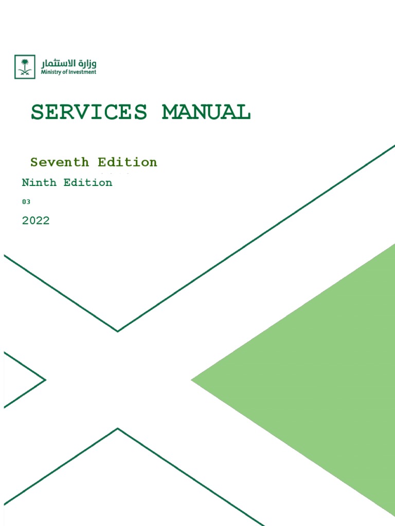 MISA - Service Manual (9th Edition) en V3 | PDF | Saudi Arabia | Investing