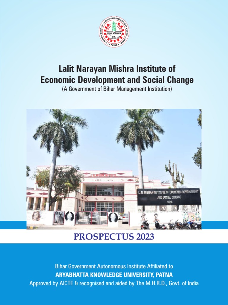 L. N. Mishra Prospecutus Final 2023 | PDF | Postgraduate Education ...