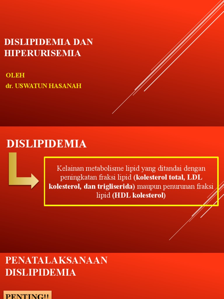 Dislipidemia Dan Hiperurisemia | PDF
