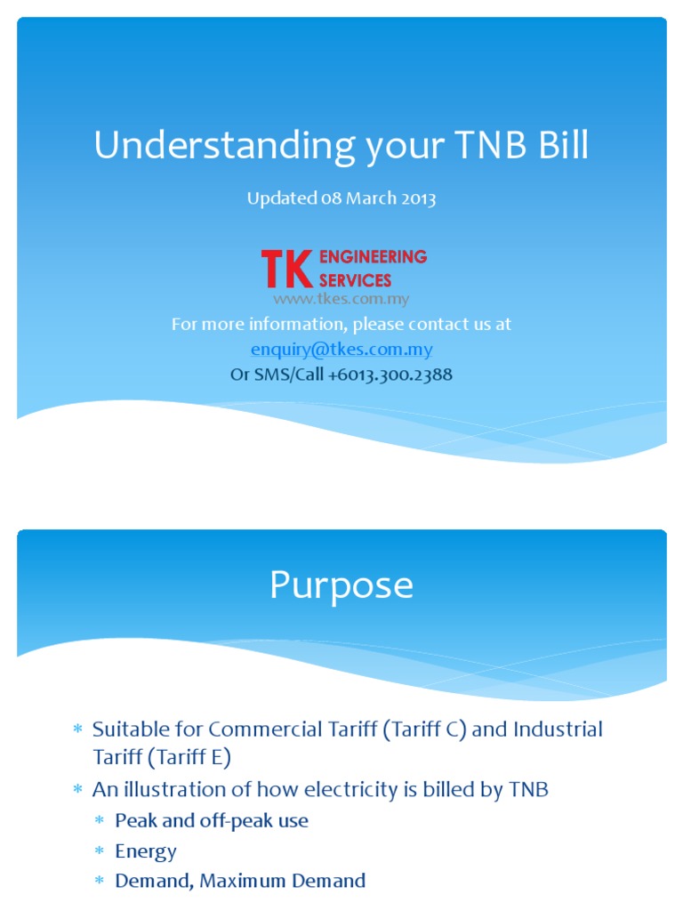 TNB Bil Ending Ex | PDF | Power (Physics) | Electric Power