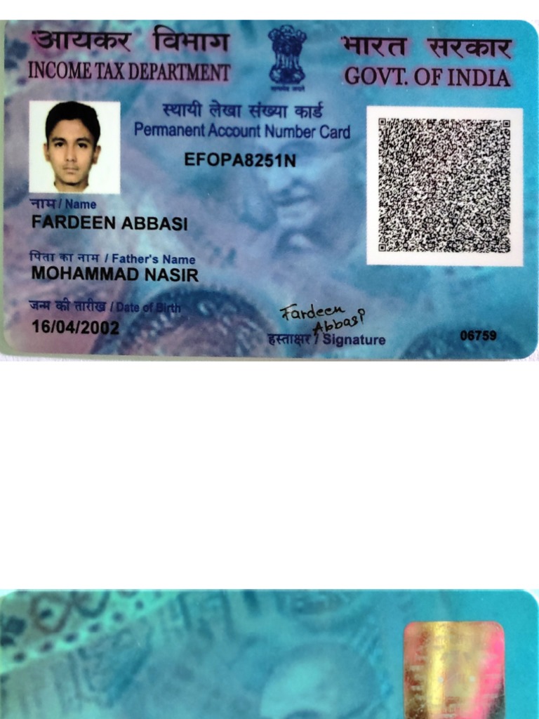 Pan Card | PDF