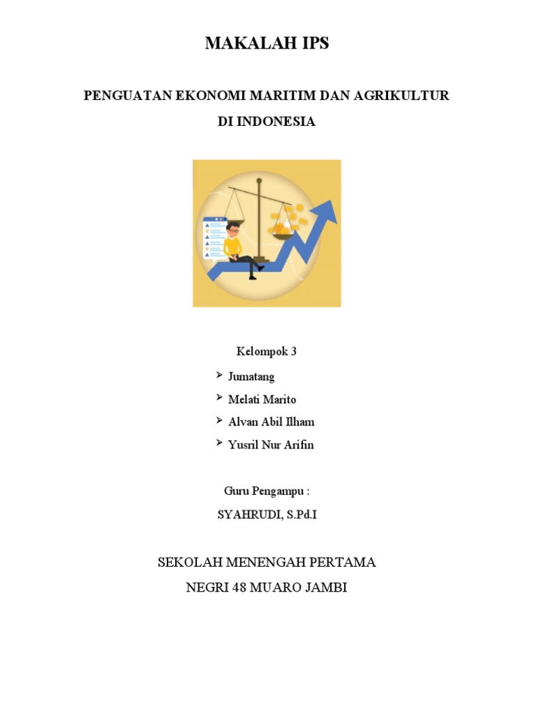 Makalah Ips Penguatan Ekonomi Maritim Dan Agrikultur Di Indonesia | PDF