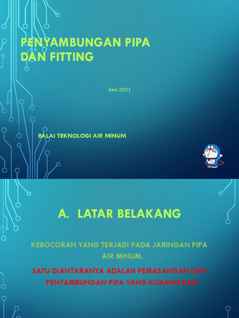 Penyambungan Pipa & Fitting (Materi Hari Sundana) | PDF