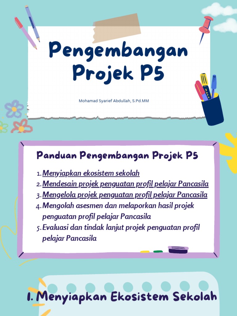 Pengembangan Projek P5 Pdf