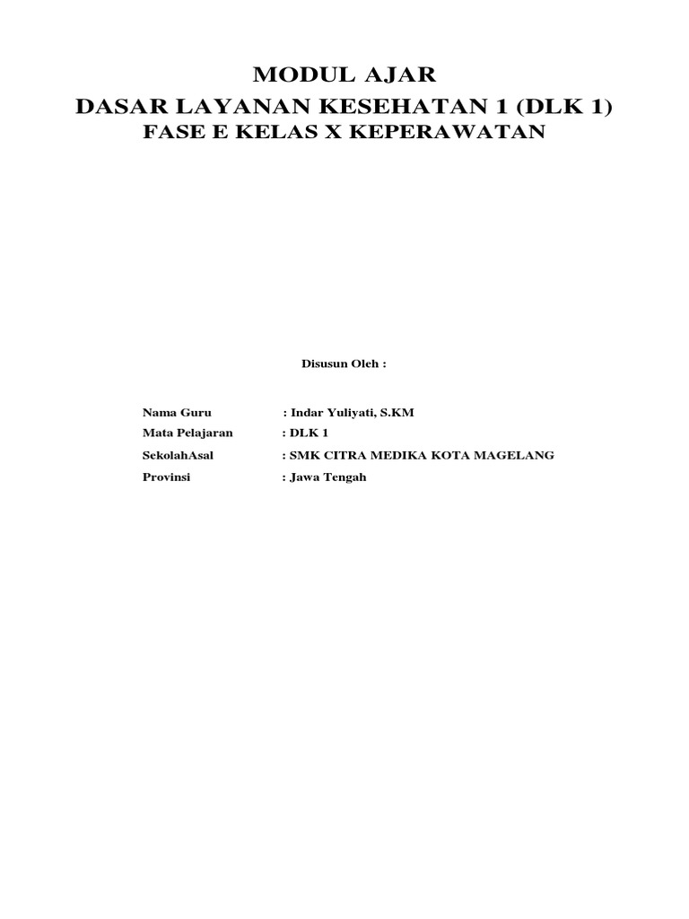 Contoh Modul X Merdeka | PDF