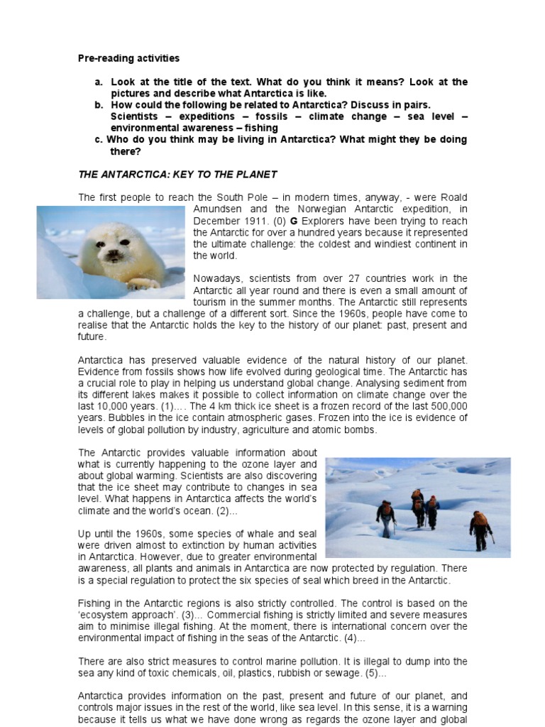Antarctic A | PDF | Antarctica | Sea