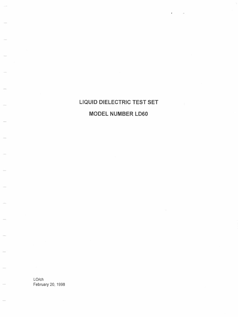 LD60 - User Manual | PDF