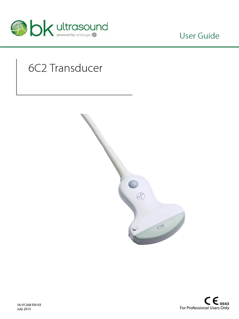 6C2 Transducer: User Guide | PDF | Electrical Connector