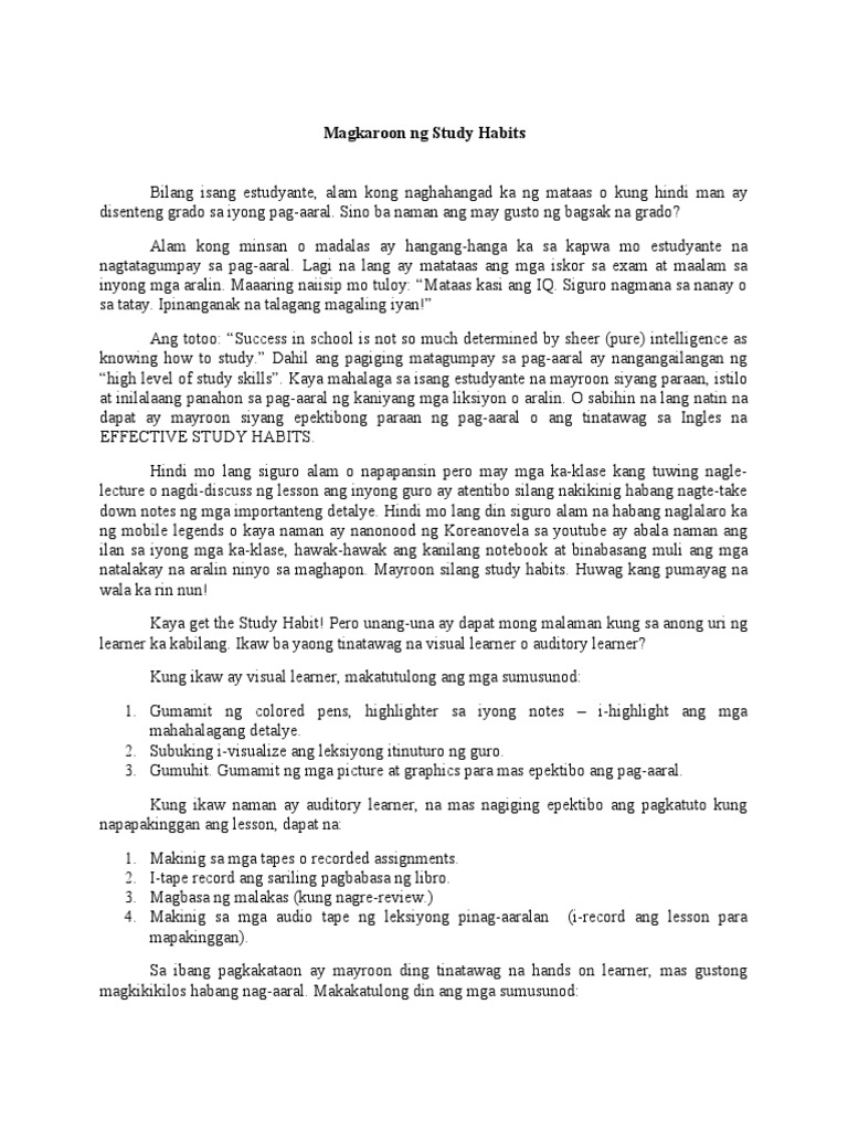 Tekstong Persweysib | PDF