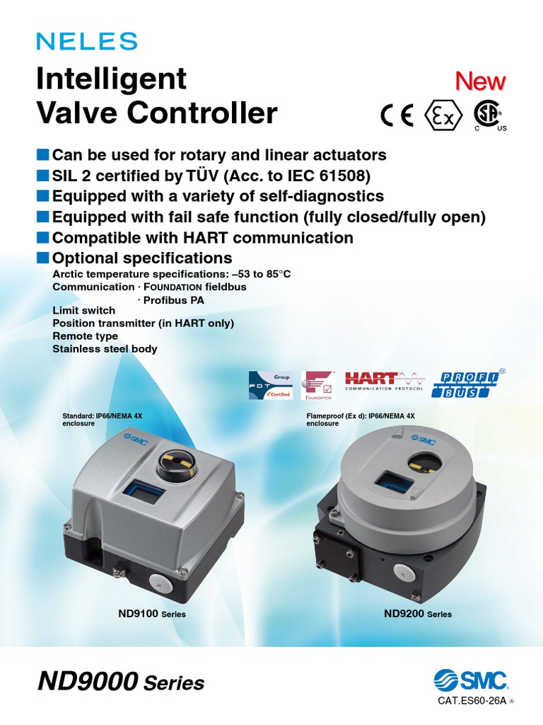 Es60 26 ND9000 SMC Valmet | PDF | Actuator | Valve