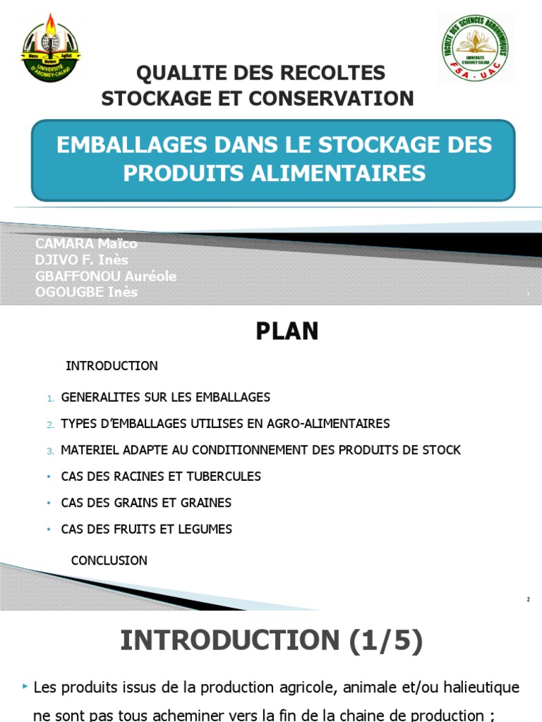 Emballages Dans Les Produits Alimentaires | PDF | Nourritures | Légumes