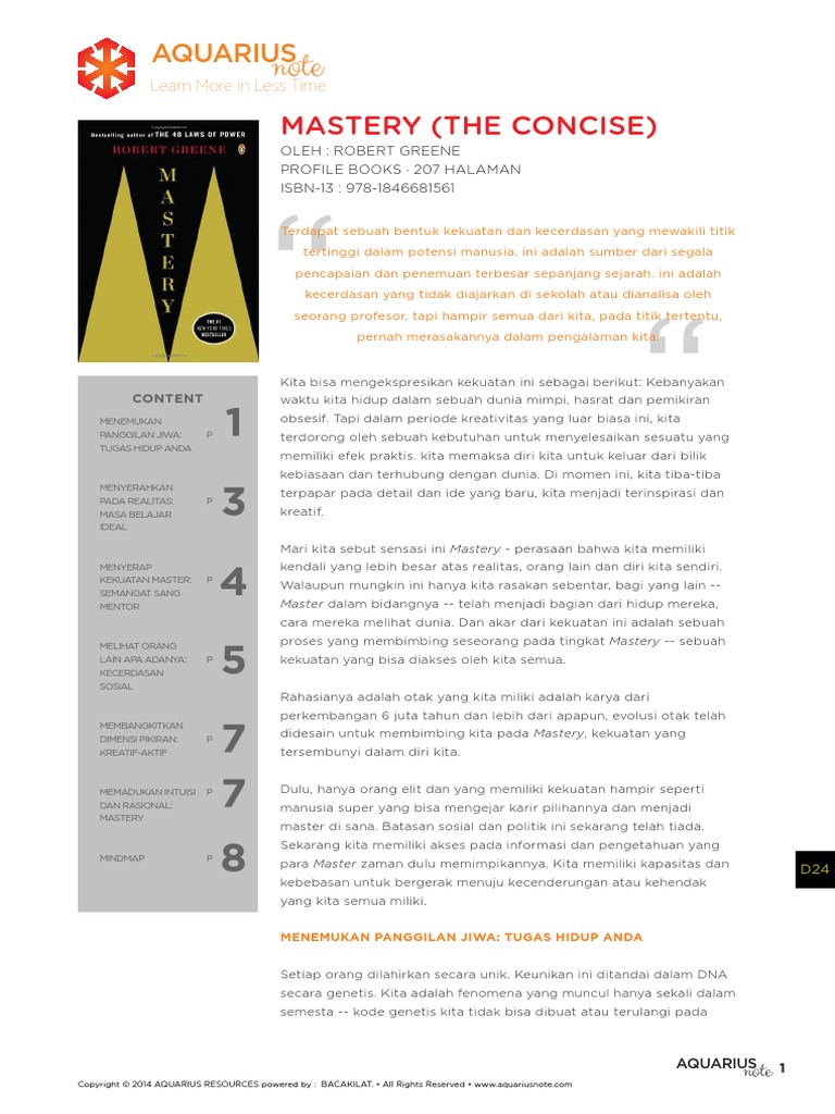 Mastery | PDF