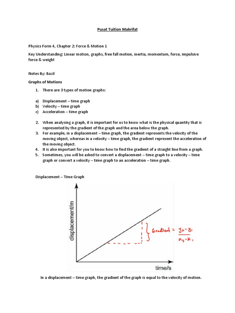 PTM Phy F.4.Ch.2.4 | PDF | Acceleration | Velocity