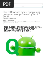 Secure - Boot and FRP Unlock Instructions | PDF | Booting | Classes Of Computers