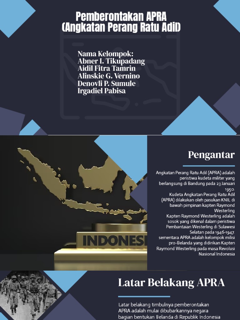 Wepik Melacak Jejak Pemberontakan Apra Sejarah Angkatan Perang Ratu ...