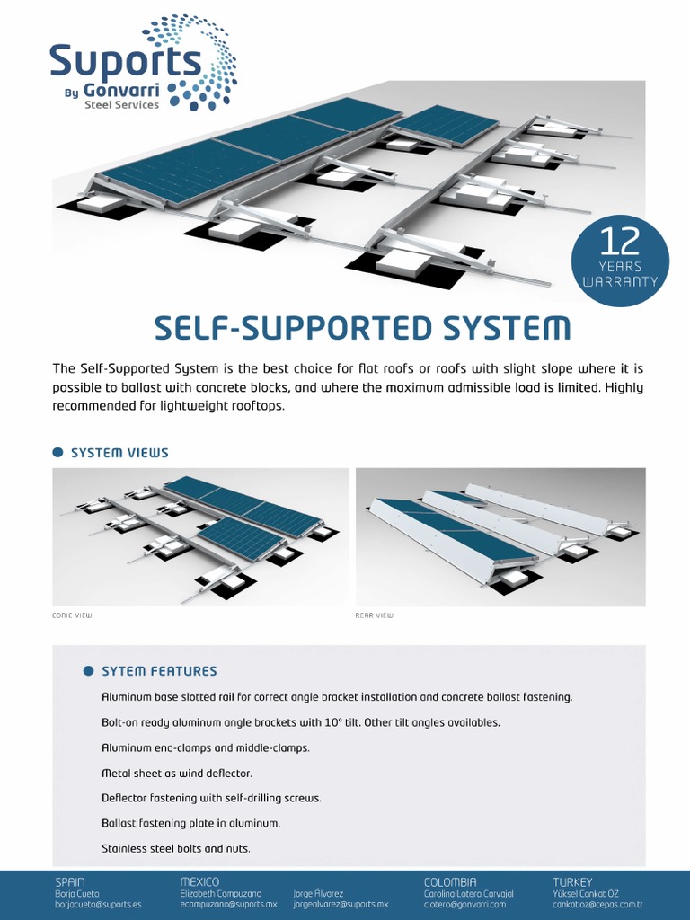 Suports - Self-Supported System | PDF