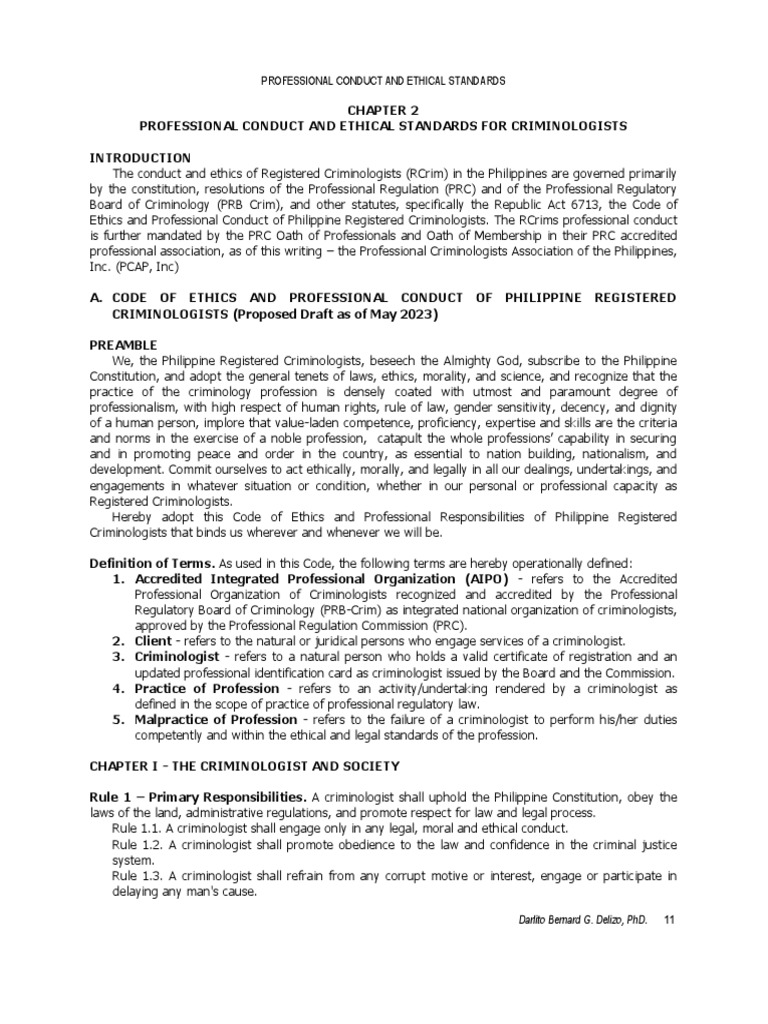 LEARNING MODULES 2 - Professional Conduct and Ethical Standards | PDF ...