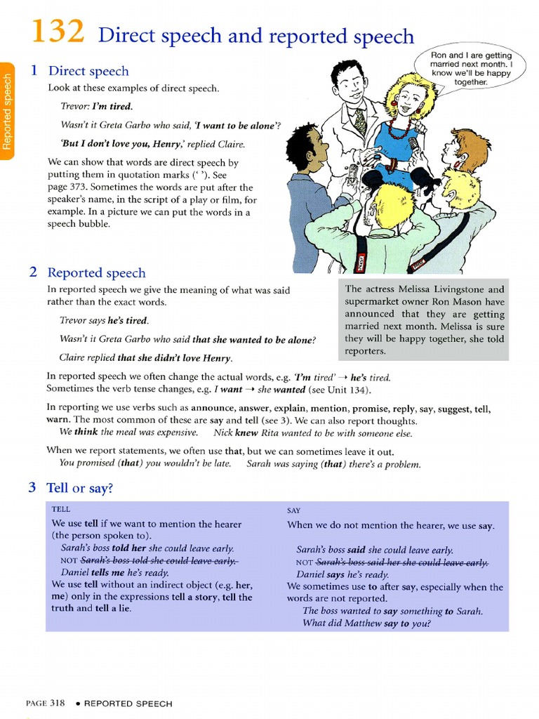 Reported Speech Practice | PDF Reported Speech Practice | PDF