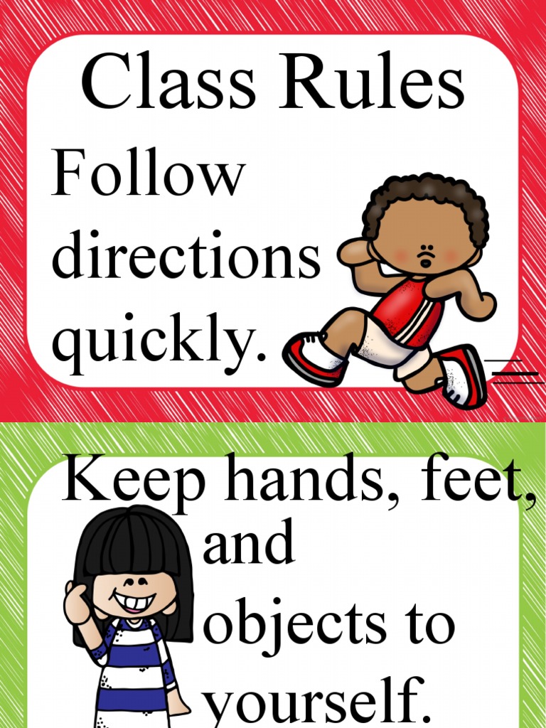 Class Rules Printables | PDF