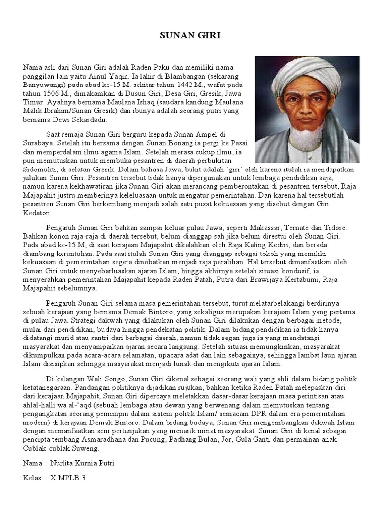 Sunan Giri | PDF