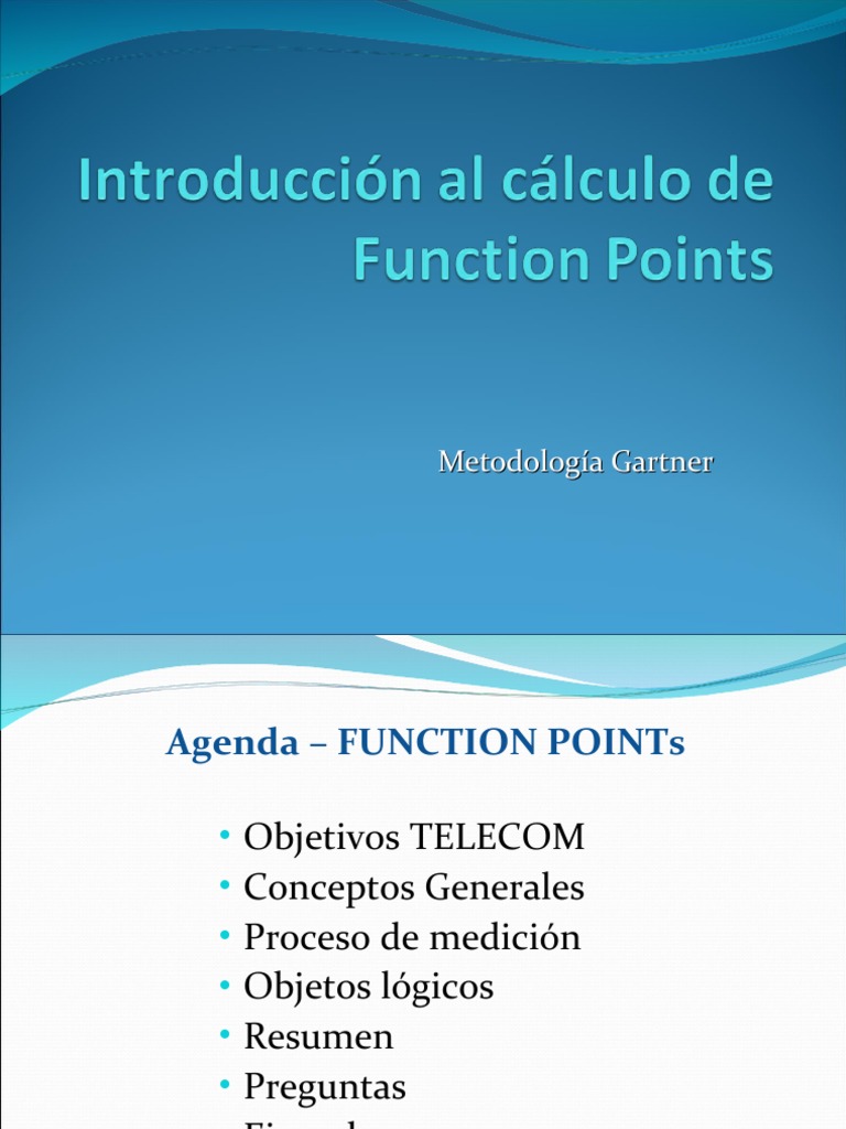 Introducción Al Calculo de Function Point Accenture - V01 | PDF | Medición | Software de la ...