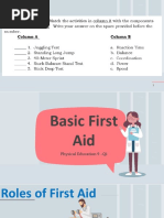 First Aid Mnemonics | PDF | First Aid | Surgical Specialties
