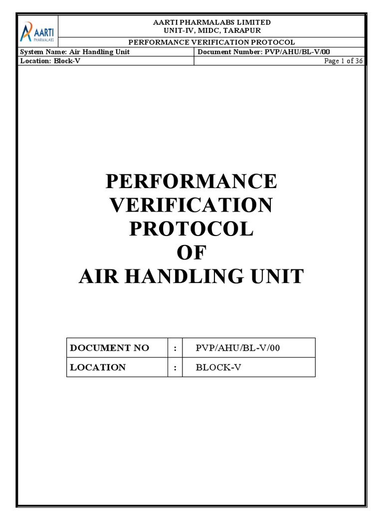 AHU Block-V Rev 00 - 2023 | PDF | Filtration | Mechanical Engineering