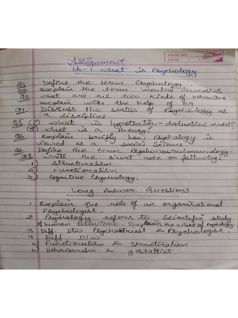 Assignment 1 (Chapter 1) | PDF