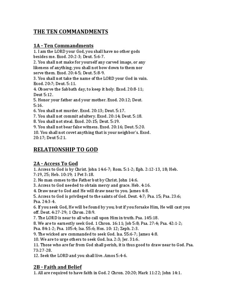 The Ten Commandments Explained | PDF | Idolatry | Jesus