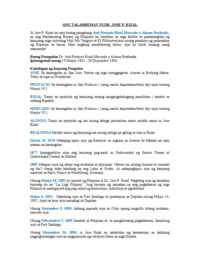 Filipino Lecture | PDF