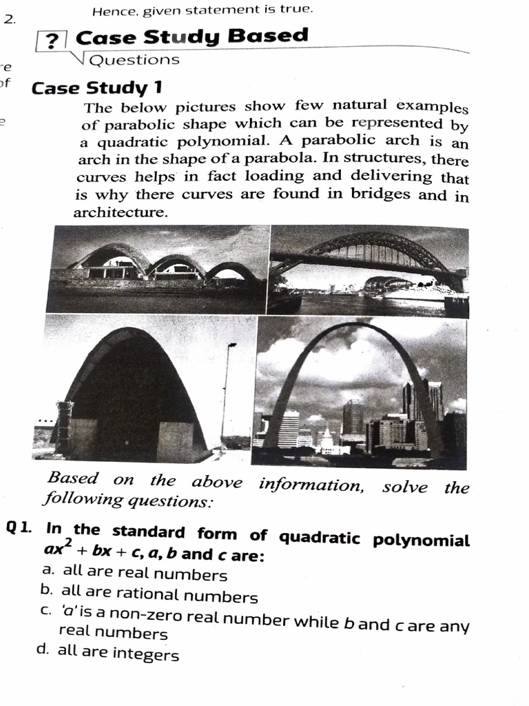 Case Studies Practice Questions | PDF | Mathematics | Elementary ...