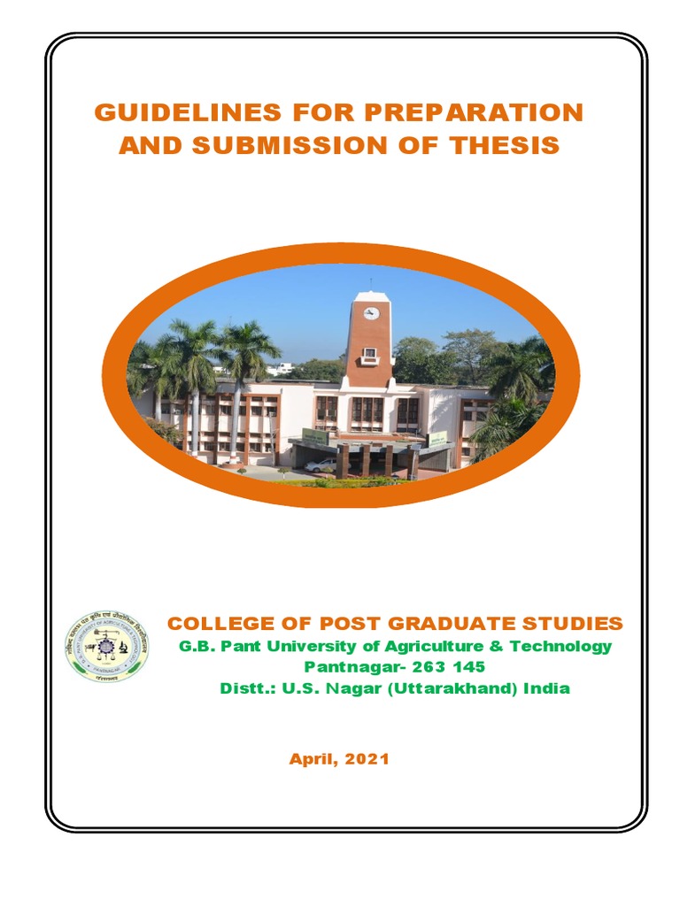 Thesis Guideline | PDF | Thesis | Doctor Of Philosophy Thesis Guideline | PDF | Thesis | Doctor Of Philosophy