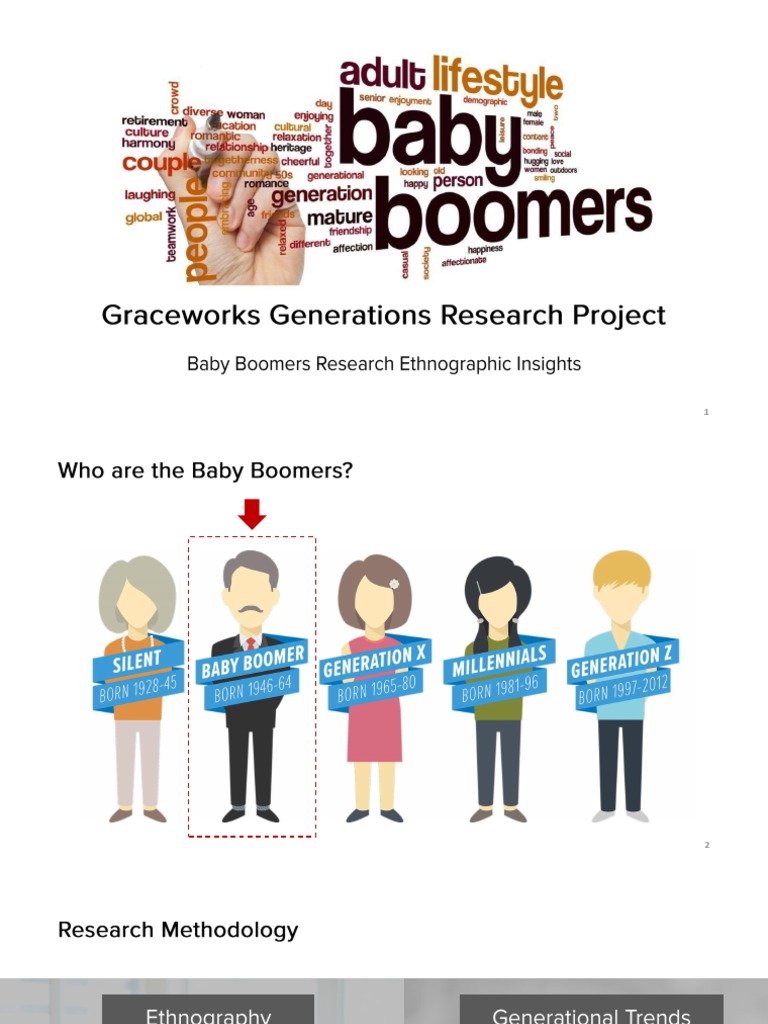 Generations Project (Baby Boomer Report) | PDF