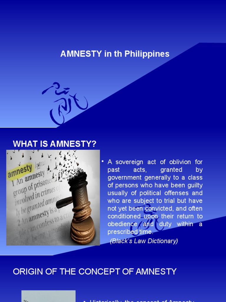 Amnesty Laws in the Philippines | PDF | Pardon | Amnesty