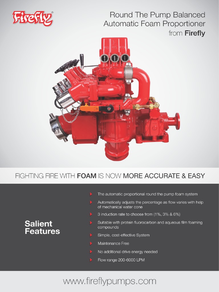 FIREFLY AUTOMATIC Balance Foam Proportioner | PDF