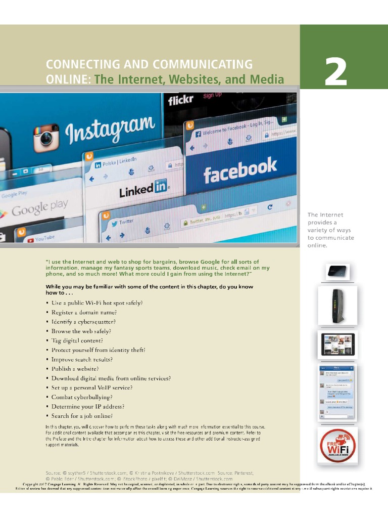 Connecting and Communicating Online | PDF