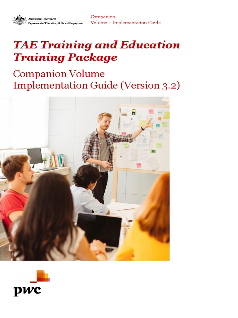 TAE Training Package Implementation Guide | PDF | Vocational Education | Disability