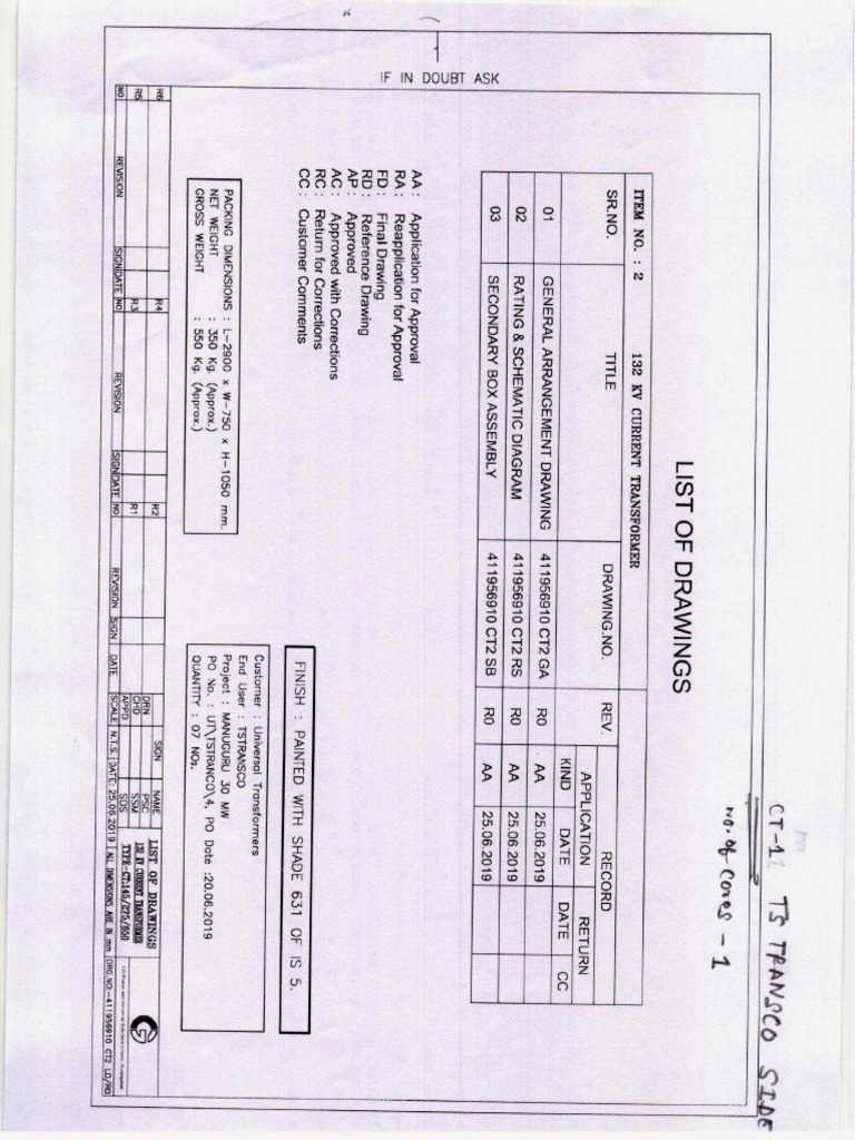 Ct-1 Ts Transco Side | PDF