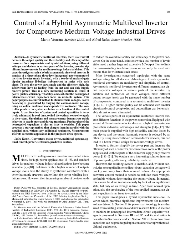 Hybrid NPC CHB | PDF | Power Inverter | Rectifier