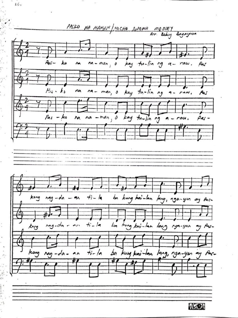 Pasko Na Naman Medley | PDF