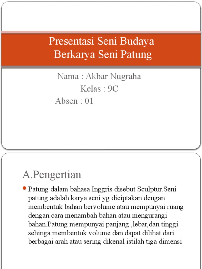 Presentasi Seni Budaya | PDF