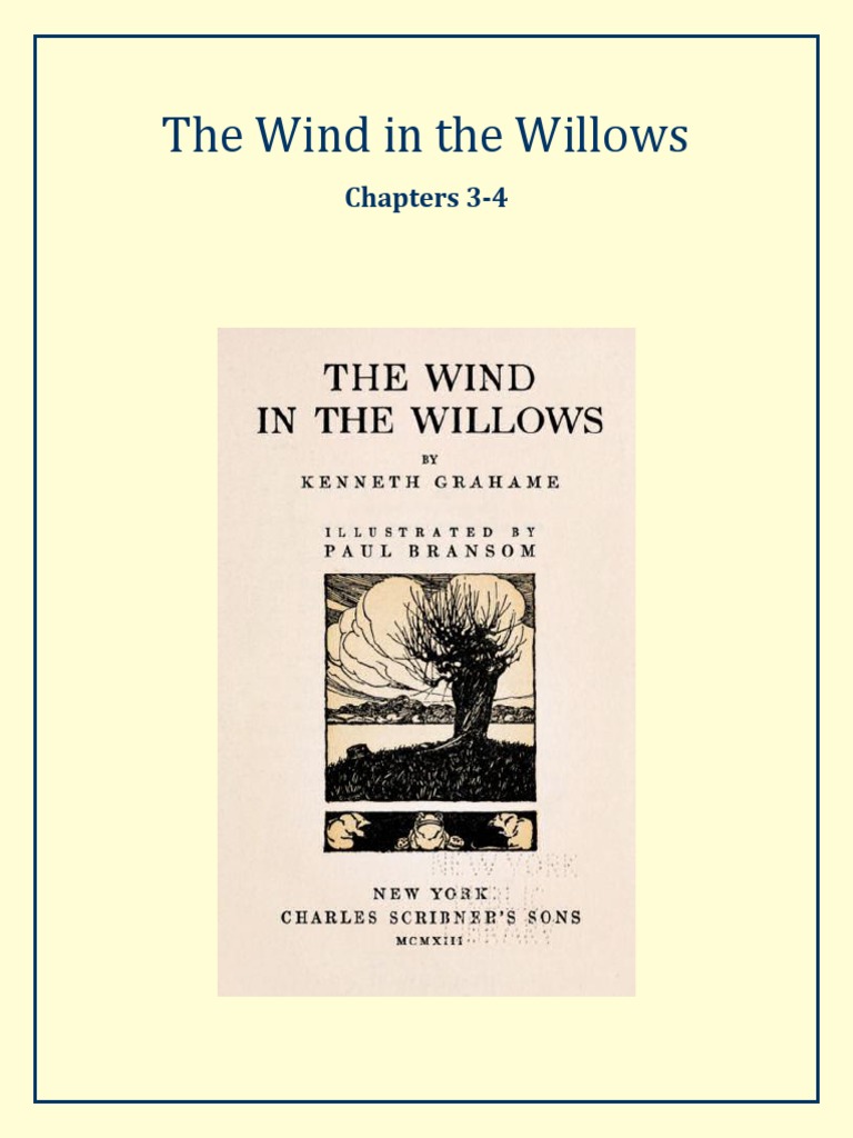 Wind in The Willows - CH 3-4 | PDF