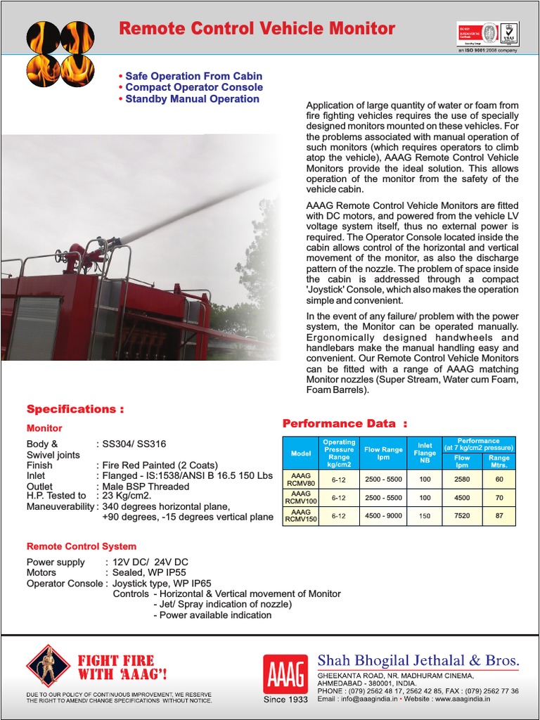 AAAG Remote Control Vehicle Monitor | PDF | Vehicles | Manufactured Goods