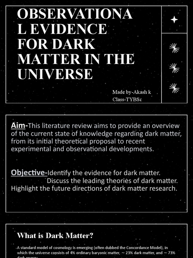 Dark Matter: Evidence and Theories | PDF | Dark Matter | Matter