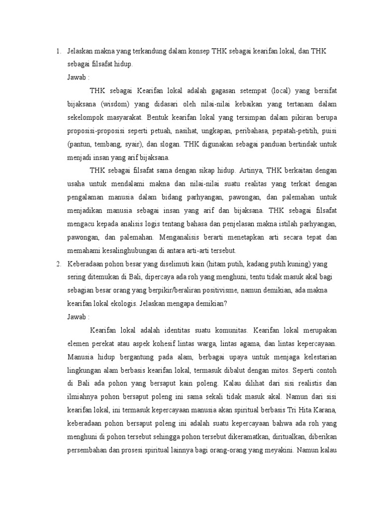 Uas THK | PDF | Filsafat