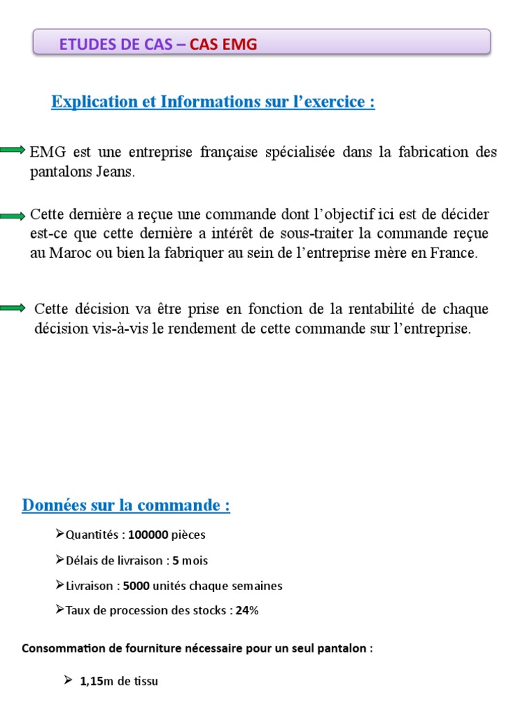 Étude de Cas 1 | PDF